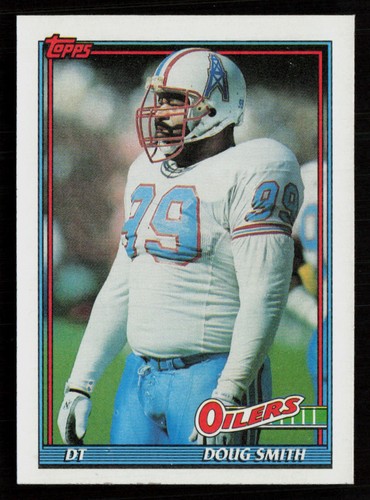 1991 Topps #234 Doug Smith RC Rookie Houston Oilers Football Card | eBay