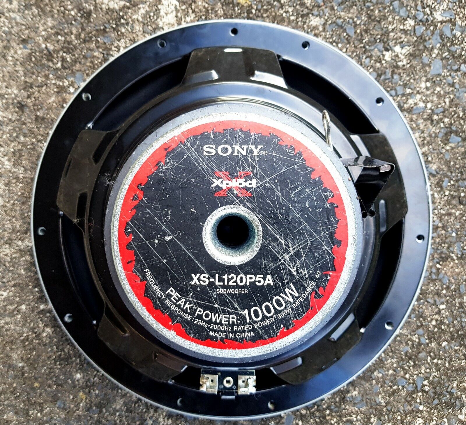 Sony Xplode Subwoofer Speakers x 2 - Model:XS-L120P5A + Model:XS ...