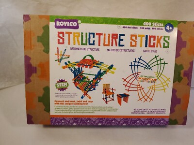 Roylco Structure Sticks Building Set 400 Sticks (R-60765) | eBay