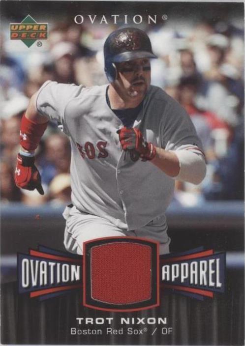 2006 Upper Deck Ovation - Ovation Apparel Trot Nixon #OA-TN (MEM) for ...