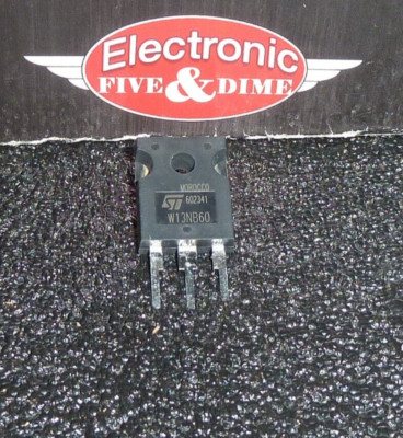W13NB60 STMicroelectronics 9322121446687 N-FET 600V / 12.5A 250W 0.5 ...