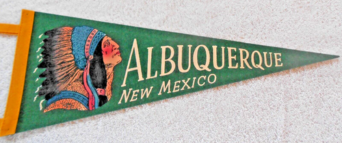Albuquerque N.M. Native American Indian 18" Felt Pennant | eBay