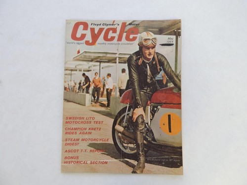 Cycle Magazine May 1964 Swedish Lito Parilla Scrambler 125cc Jawa 579/ ...