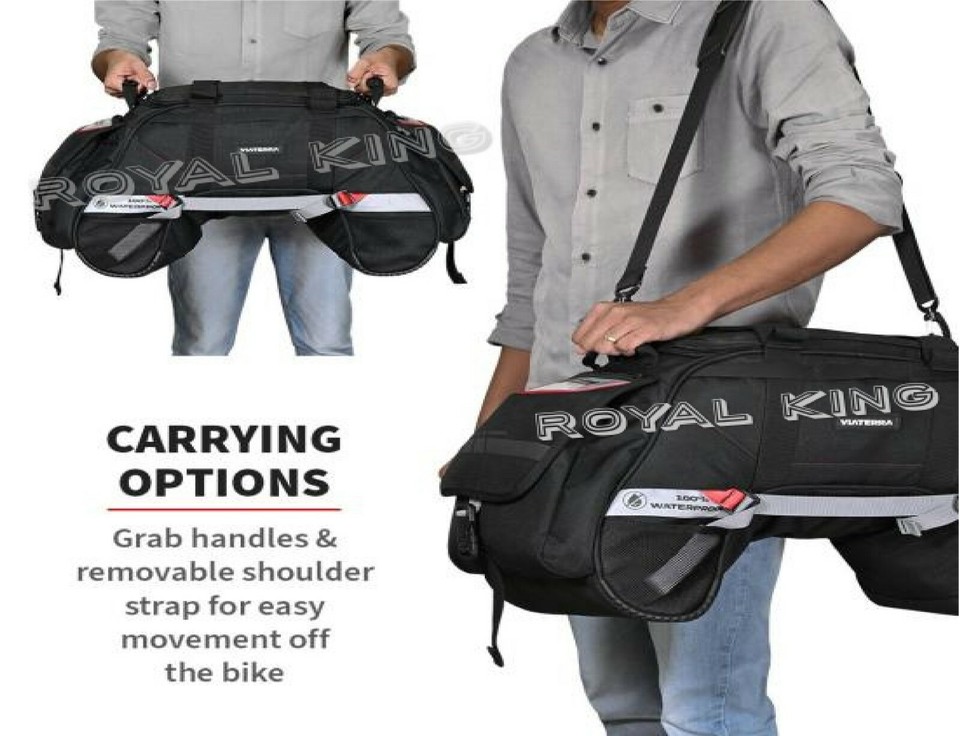 Waterproof "Claw Mini Tail Bag (48L)" Fit for Royal Enfield All ...