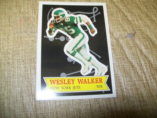 1984 Topps Football Wesley Walker Glossy Send-In #16 | eBay
