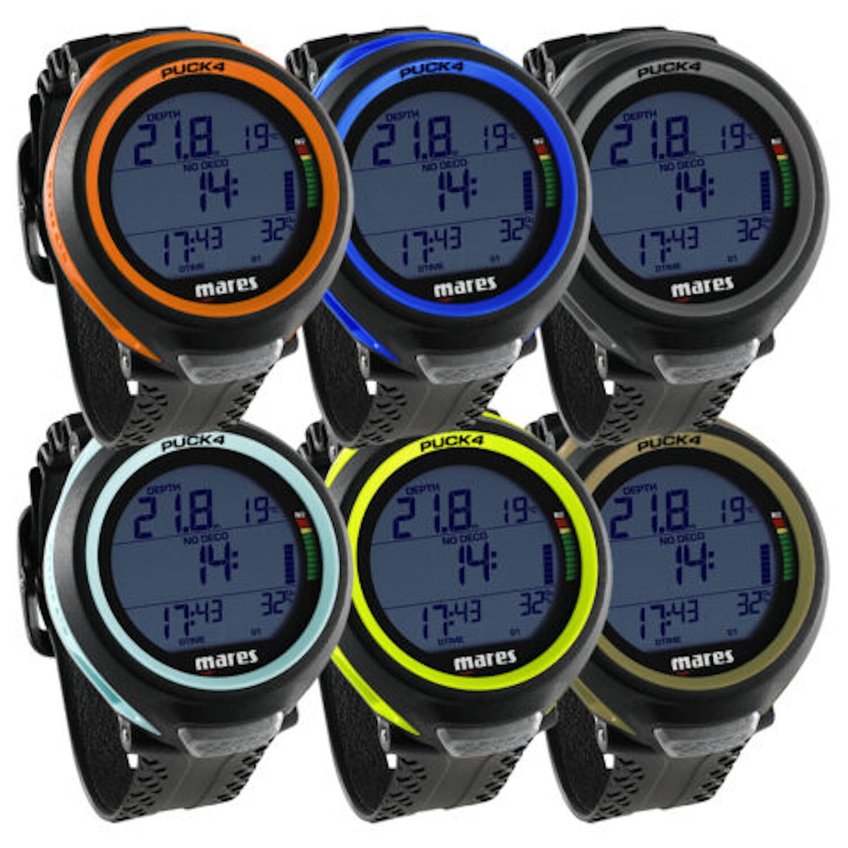 Mares Mission Puck 3 Diving Computer Console – With Pressure Gauge ...