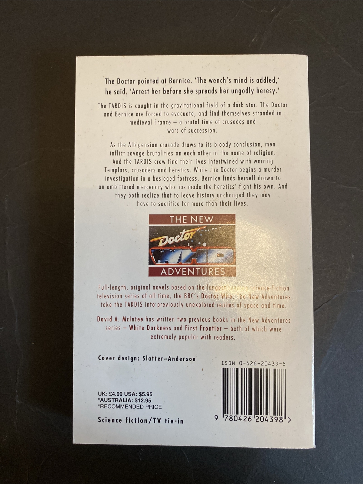 Doctor Who “The New Adventures” Sanctuary by David A. McIntee ...