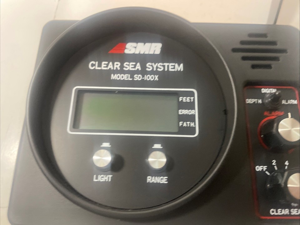 VTG SMR SUPER SOUNDER MODEL SD-100X CLEAR SEA SYSTEM Depth RADAR Head ...