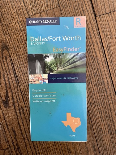 Rand McNally Dallas / Fort Worth And Vicinity Laminated Map | eBay