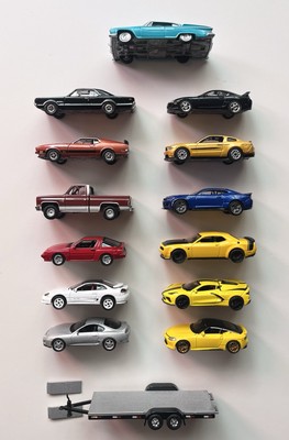 AW Auto World Premium Muscle Import Trucks 1:64 Diecast Car Lot Set 14 ...