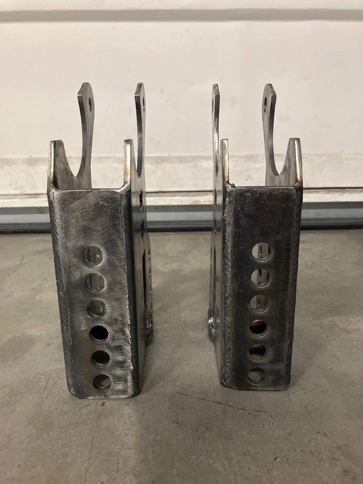 Parallel 4 Link Chassis Rear End Brackets. 3/16” Thick Mild Steel Made ...
