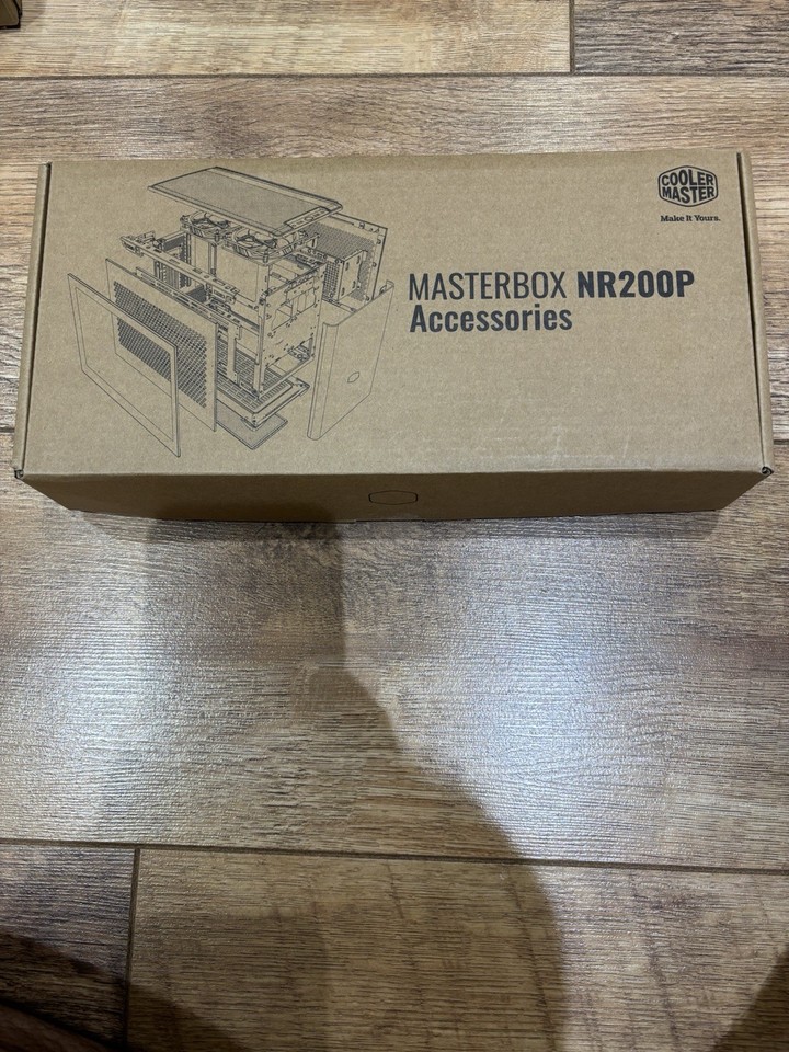 Cooler Master Masterbox NR200P Mini-ITX White Case Tempered Glass Mesh ...