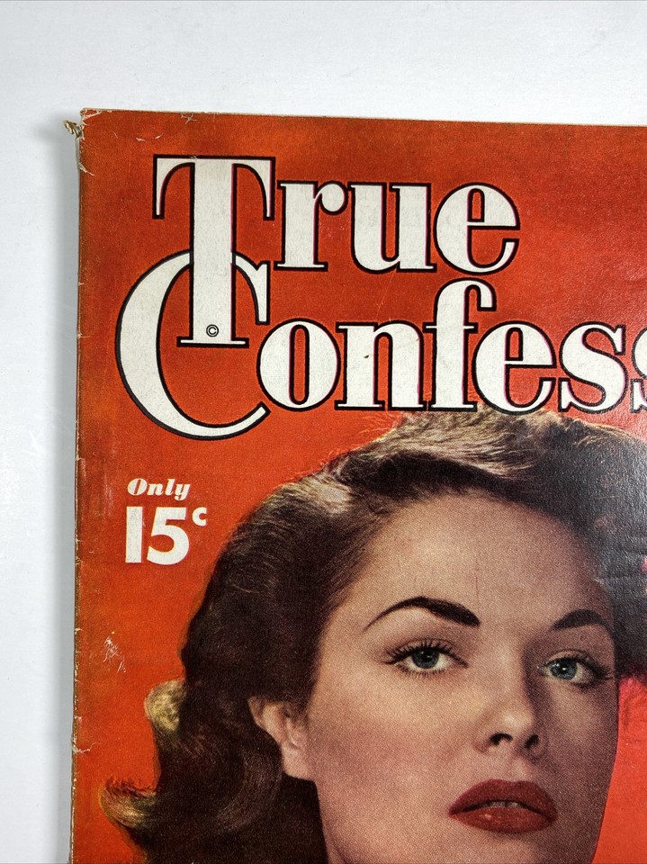 TRUE CONFESSIONS magazine December 1949 Eilean Howe-full magazine Hedda ...
