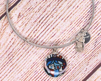 NEW NWOT Alex and Ani Freedom Britto Statue of Liberty Shiny Silver ...