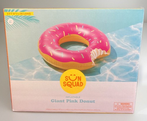 GIANT DONUT INFLATABLE POOL FLOAT TOY ****Biggest Size**** 3 Feet 9 ...