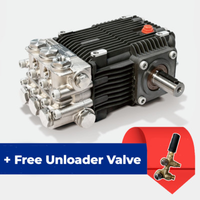 Pressure Washer Pump Jet Wash Pump Genuine 200 Bar 15 LPM 24 MM + Unloader Valve | eBay UK