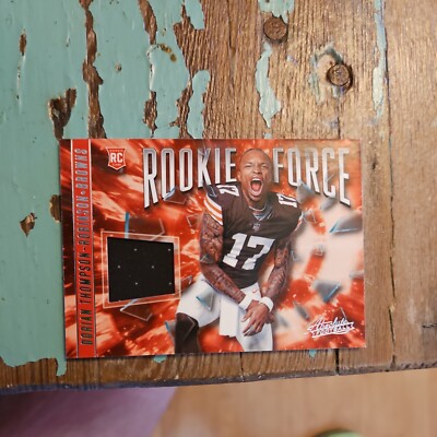 2023 Panini Absolute Dorian Thompson-Robinson Rookie Force RC Patch ...
