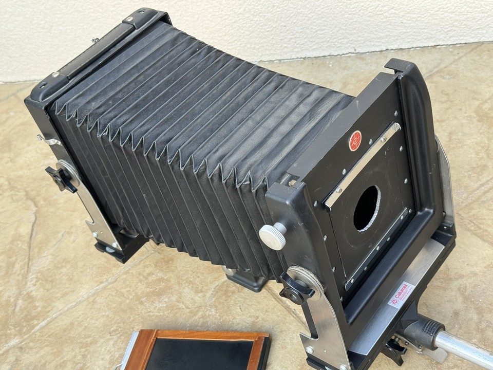 Calumet 4x5 Black Film Monorail View Large Format Camera. Tested and ...