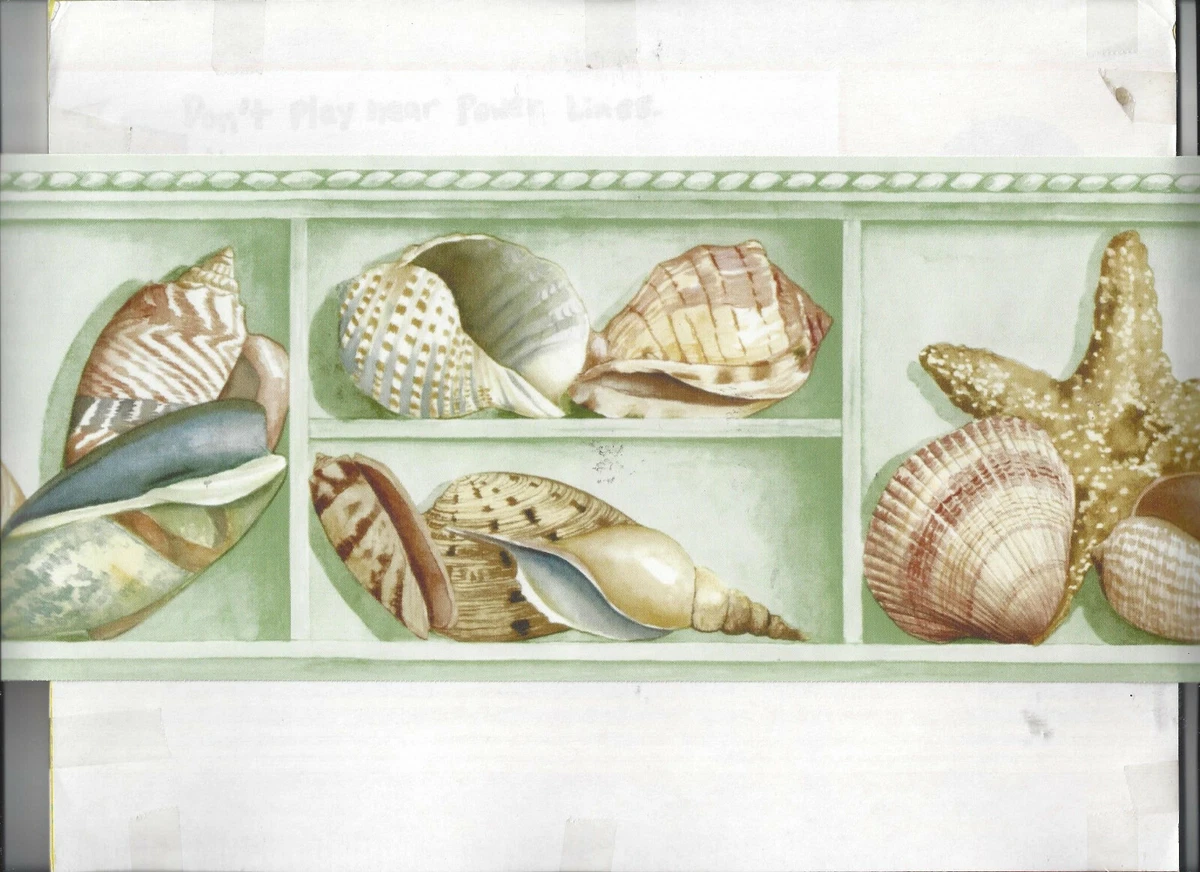 Seashells Wallpaper Border