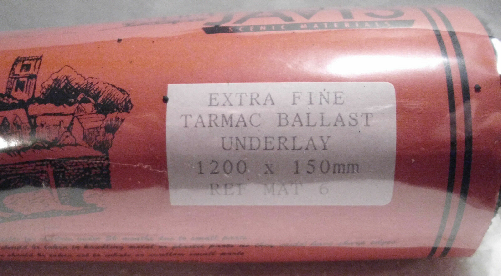 Javis MAT85A 1200mmx150mm Extra Fine Tarmac Ballast Underlay Roll Mat ...