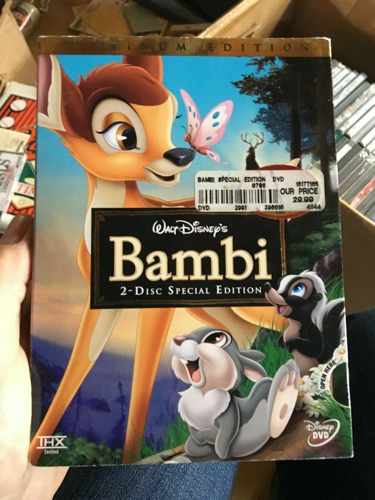 Bambi (DVD, 2005, 2-Disc Set, Special Edition/Platinum Edition ...