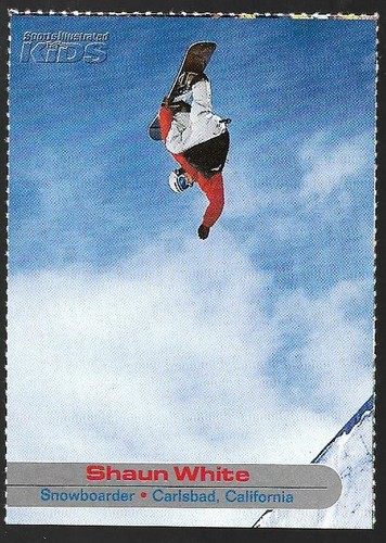 2003 SI Kids SHAUN WHITE Rookie Card, SNOWBOARDER X Games/Winter Olympics #278 | eBay