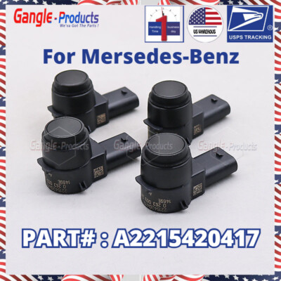 4Pcs PDC Parking Aid Sensor For Mercedes Benz C-Class W211 W203 W204# ...