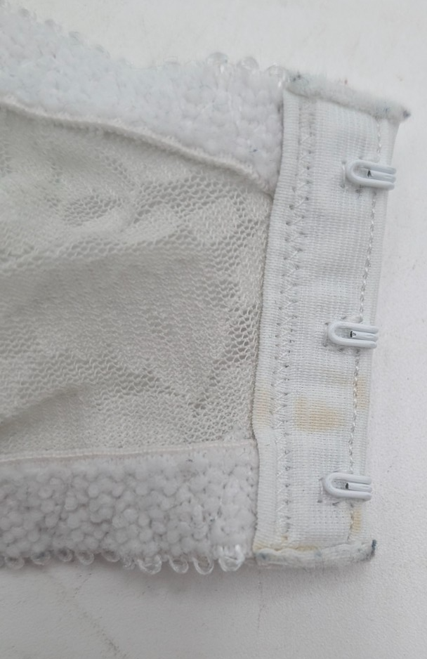 Bali 3432 Women's Bra Size 36DD White Sheer Lace Underwire Stretch | eBay