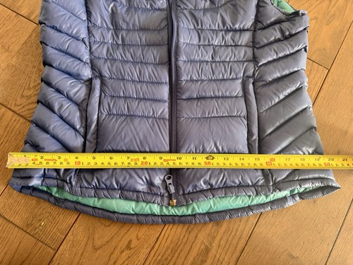 Bernardo Womens Puffer Blue Goose Down Packable Vest Women Size Medium ...