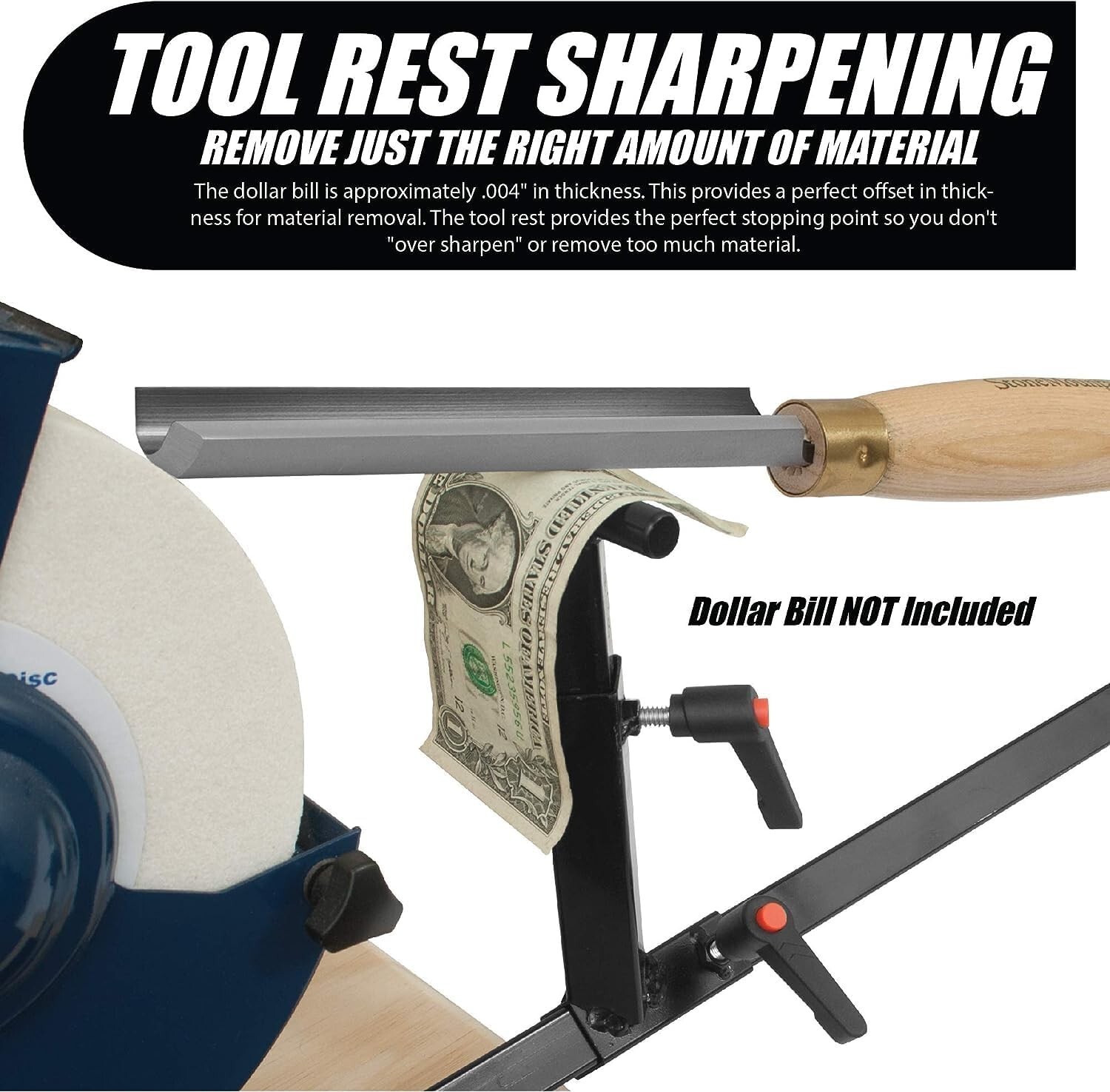Pro Grind Sharpening System for 8 Inch Grinders to Sharpen Lathe ...