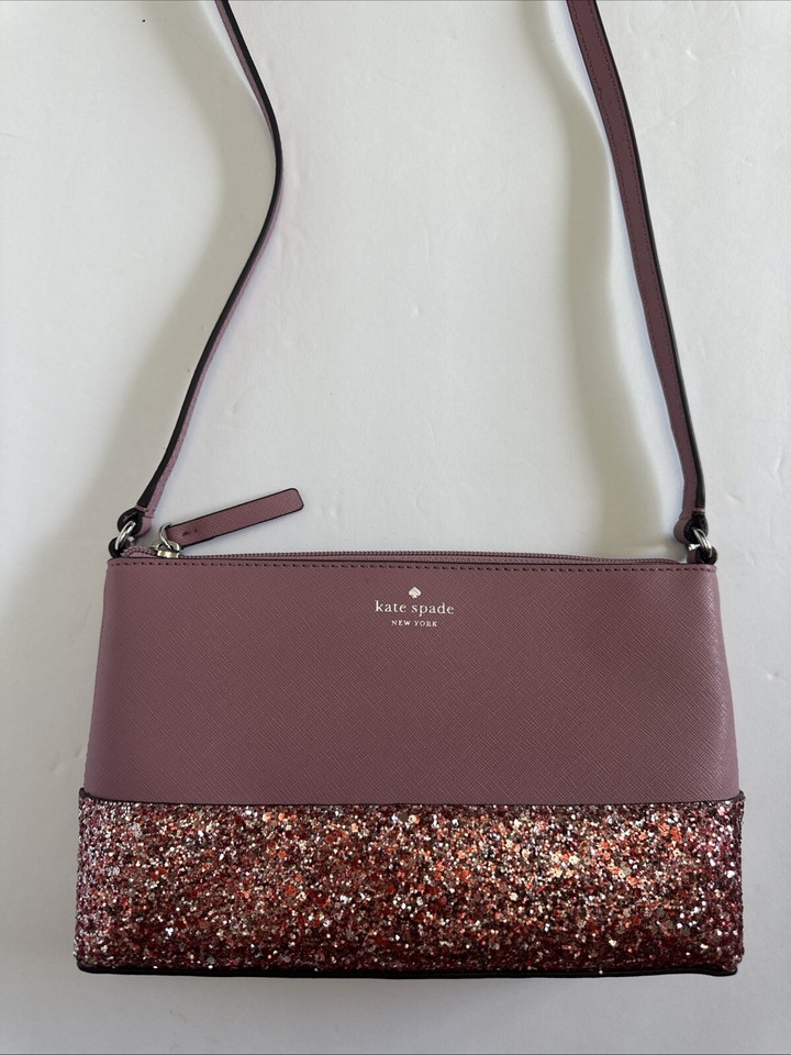 Kate Spade Crossbody Purse Bag Greta Court Ramey Flash Glitter | eBay