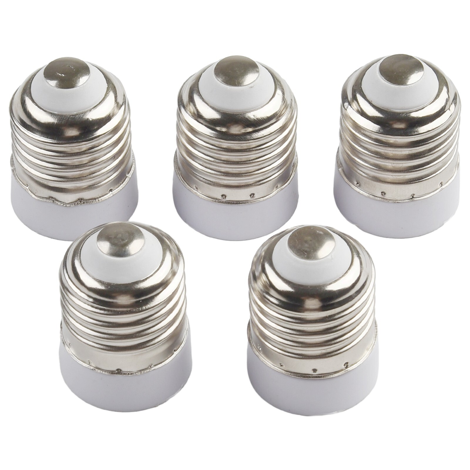 E27 to E17 Light Bulb Socket Adapter for Candelabra Chandelier (5 Pack ...