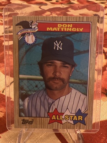 1987 Topps All Star #606 Don Mattingly Yankees Card | eBay