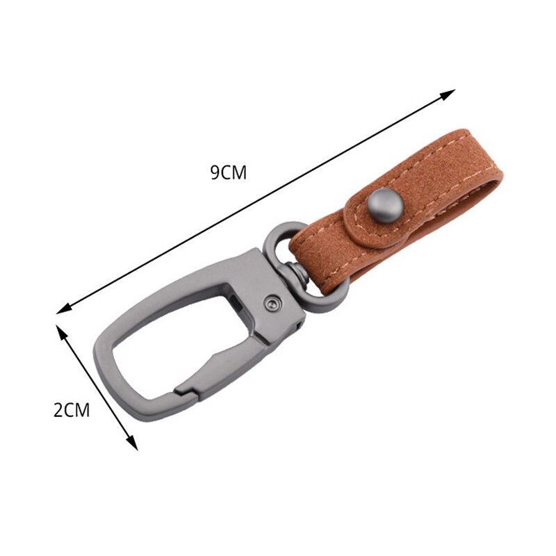 Handmade Leather Keyring DIY Car Keychain High Quality Charms Keychain ...