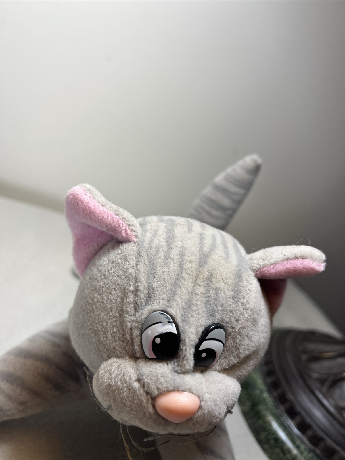 Vtg Pound Purries 7842 Newborn Gray Kitten Gray Stripes Orange Nose ...