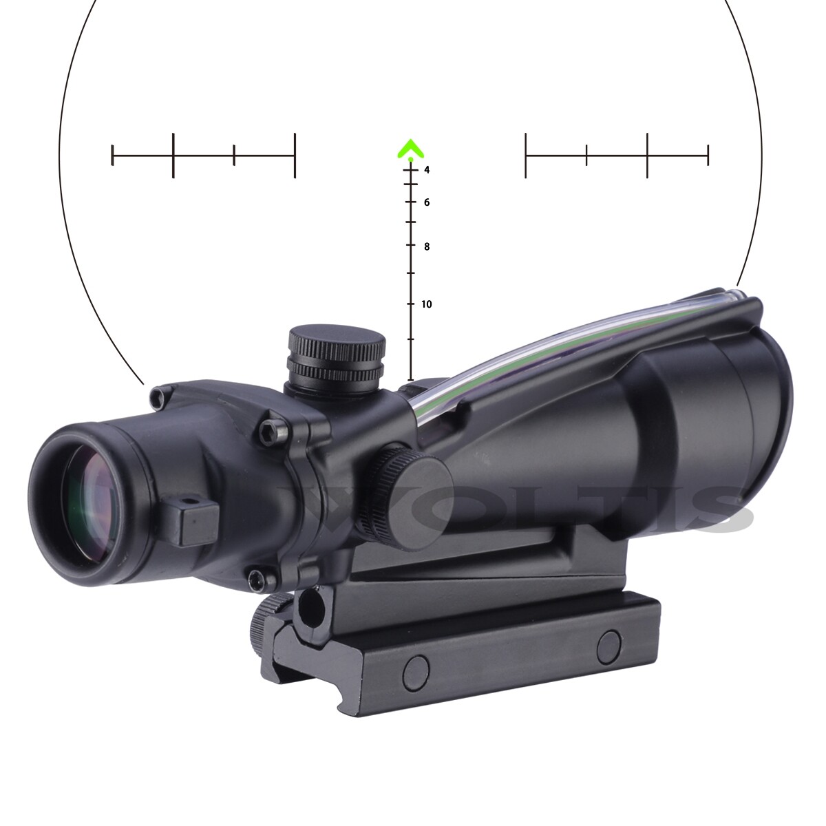 ACOG 5x35 Scope Dual Illuminated Red Green Chevron ACOG 5x35 Optical ...