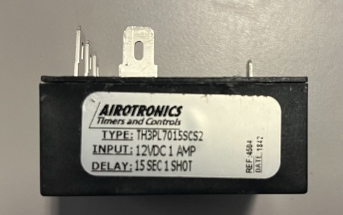 AIROTRONICS - TH3PL7015SCS2 - 12V 1A - 15 Second One Shot Relay Timer ...
