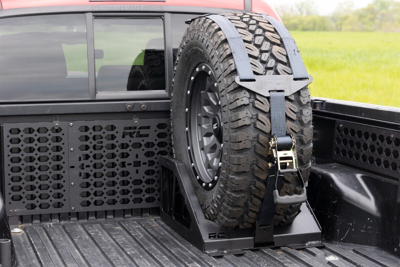 Rough Country Bed Mount Spare Tire Carrier, Universal Applications ...