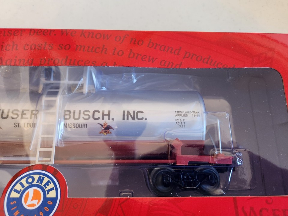 Lionel Anheuser Busch Tank Car 1928240 | eBay