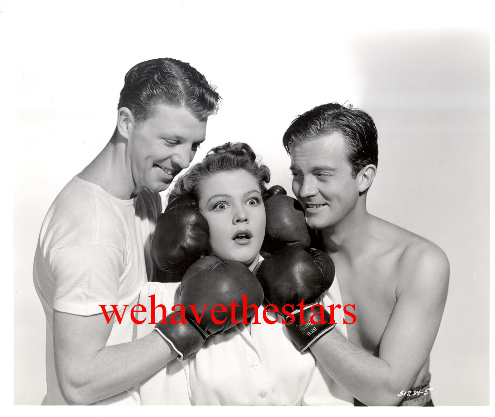 Vintage William Lundigan Dan Dailey Jean Rogers BEEFCAKE BOXING '42 DBW ...