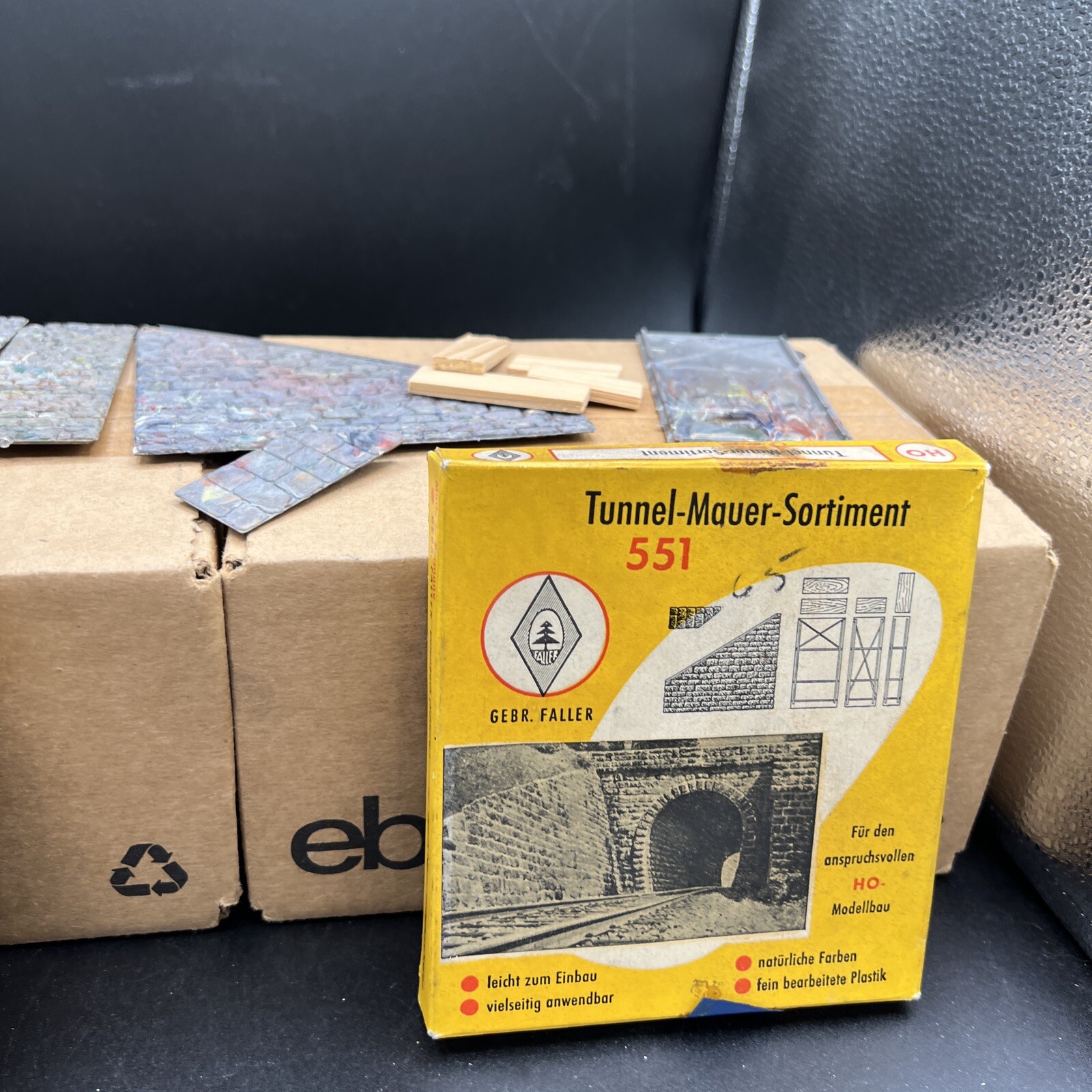 LOT OF 2 READ Vintage Faller HO Scale Tunnel Kits #551 | eBay