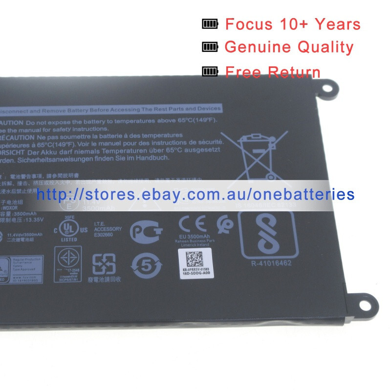 Genuine 0T2JX4 03CRH3 C4HCW 8YPRW VM732 battery for DELL 15 5565 5000 ...