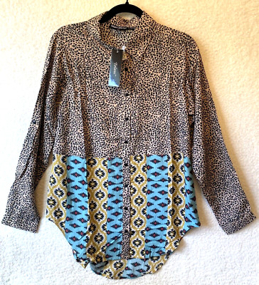 Tolani Collection shirt size XS NWT Women’s Printed button up ...