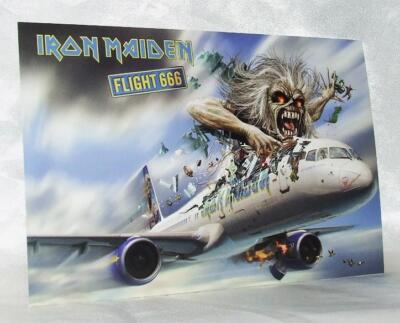 Iron Maiden Flight 666 Official Postcard Heavy Metal | eBay