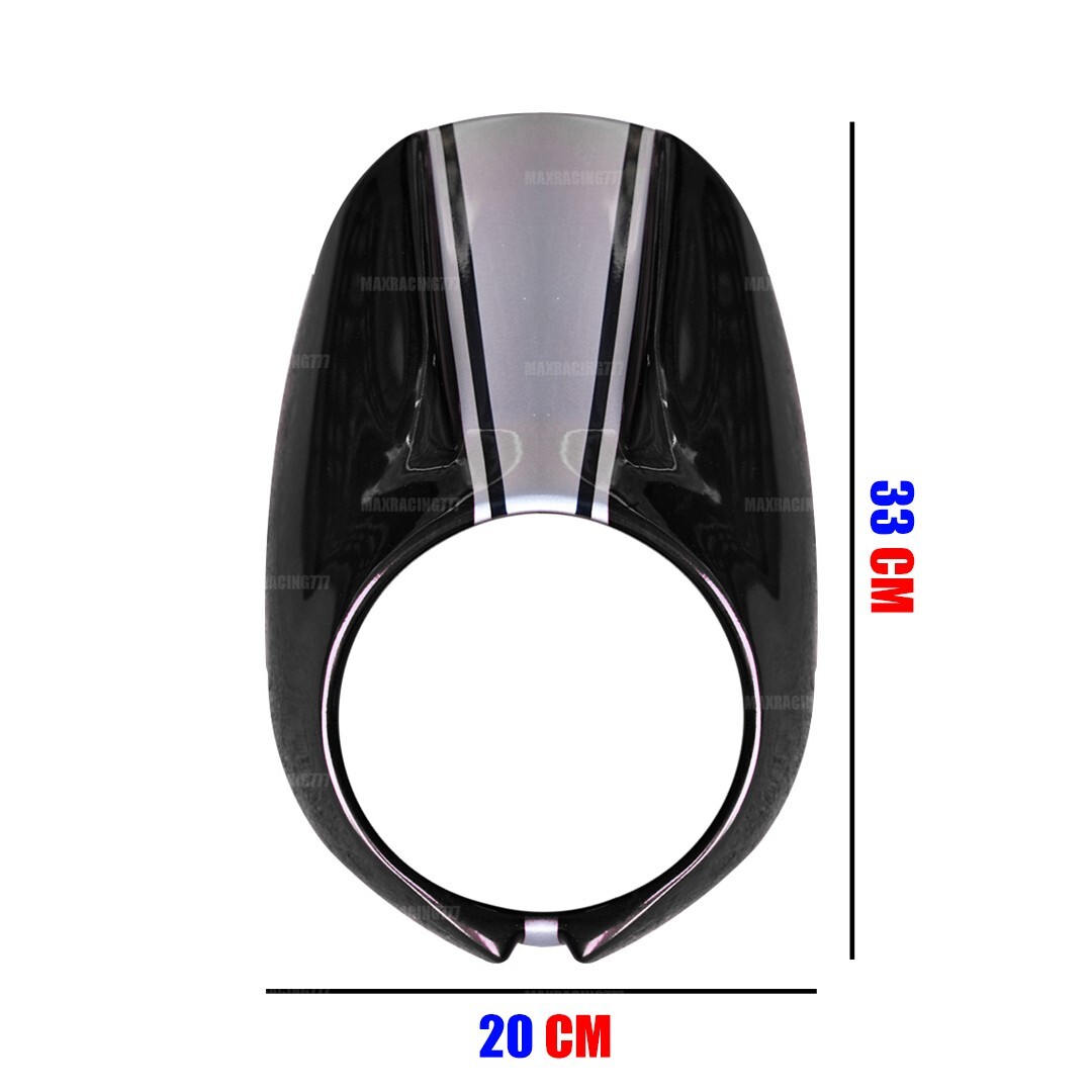 ฺBLACK SET 3 COVER HEADLIGHT FENDER UNDER FAIRING FOR HONDA MONKEY Z125 ...