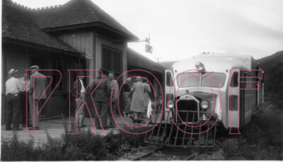 Rio Grande Southern (RGS) Galloping Goose 4 at Placerville, CO - 8x10 ...