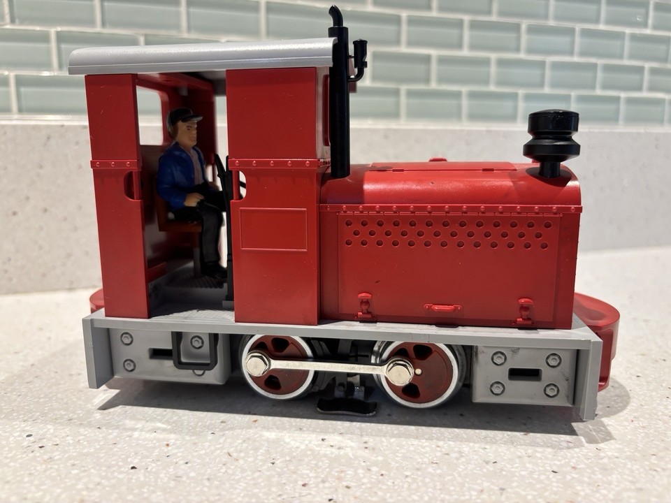 LGB Mine Train, Including 20910 Red Field Diesel Loco & 4 2430 Red ...