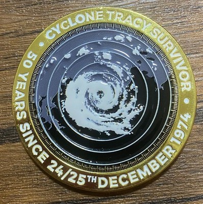Cyclone Tracy 50th Anniversary Challenge Coin (original limited edition ...