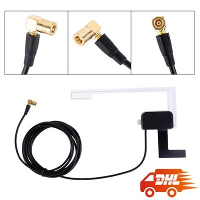 DAB+ ANTENNE Auto DAB Klebeantenne Kfz Fenster Antenne Autoradio ...