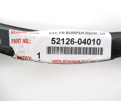 Genuine OEM Toyota 52126-04010 Driver LH Front Bumper Cover Support 05 ...